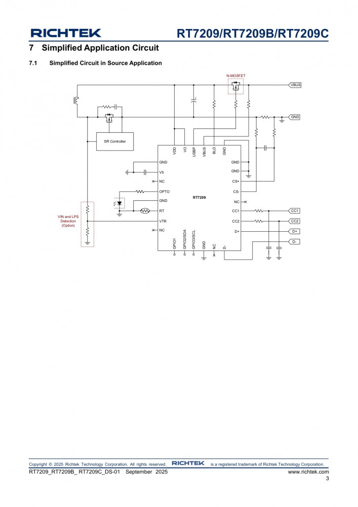 RT7209 series datasheet page 3