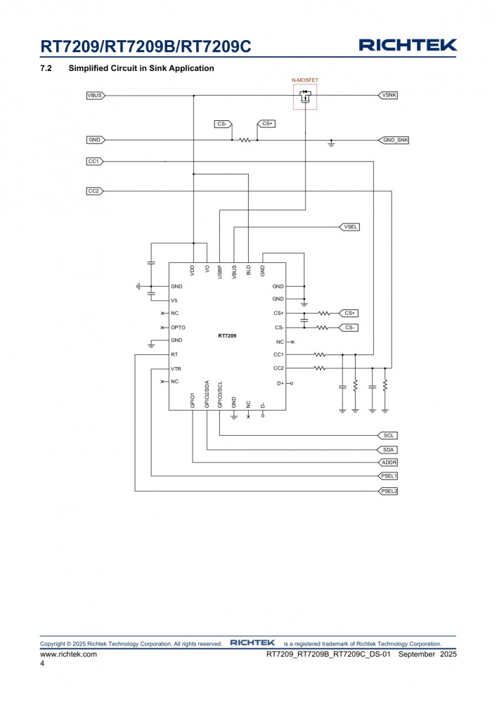 RT7209 series datasheet page 4