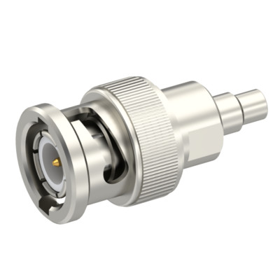 BNC / SMC STRAIGHT PLUG/JACK MALE/MALE NICKEL for sale