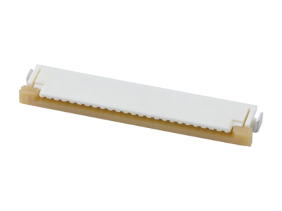 Easy-On FFC/FPC Connector, 1.00mm Pitch, Slider Series, Right-Angle, Top Contact, 2.70mm Height, 11 Circuits, Gold Plating