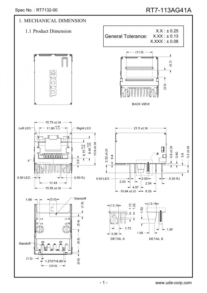 RT7-113AG41A drawing page 2