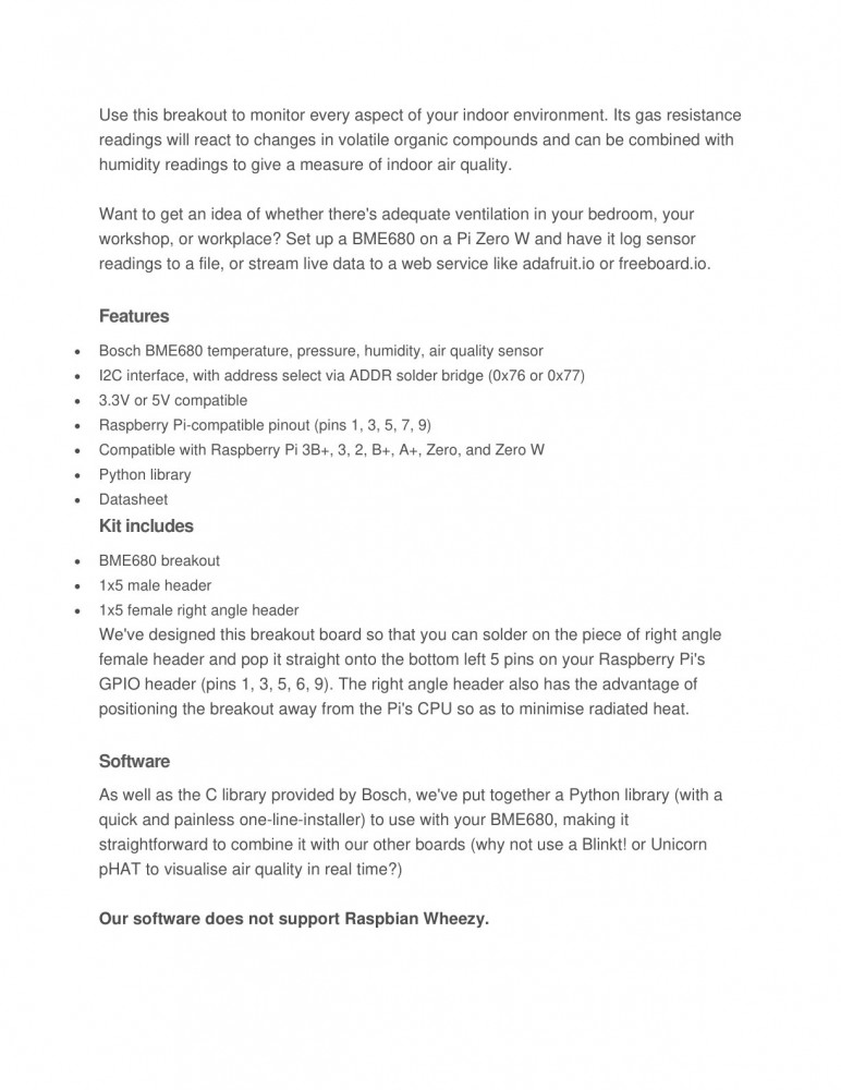 PIM357 technical document, page 2