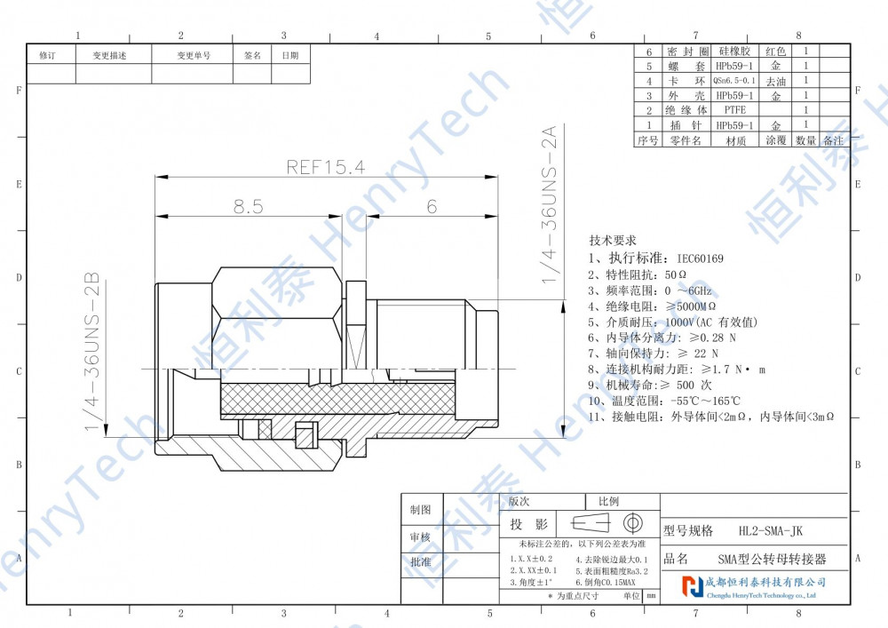 HL2-SMA-JK technical document preview