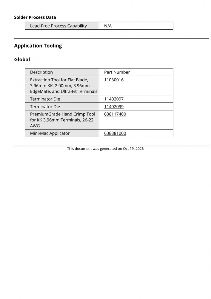 Connector specification page 3