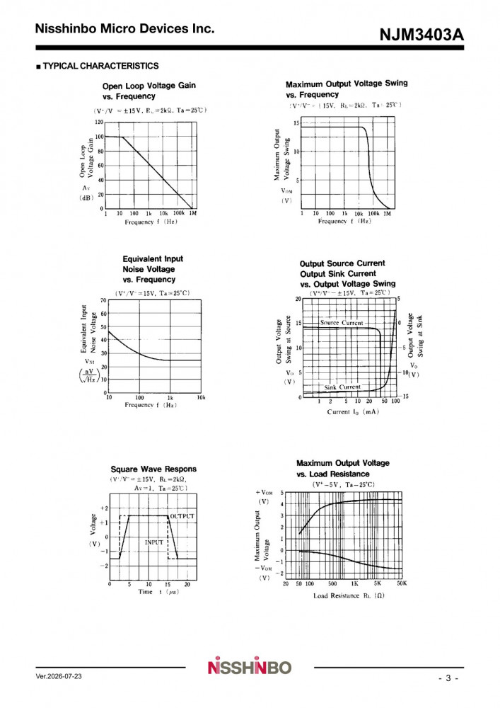 NJM3403A technical document, page 3
