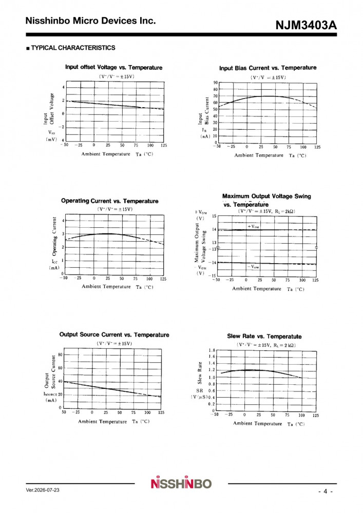 NJM3403A technical document, page 4