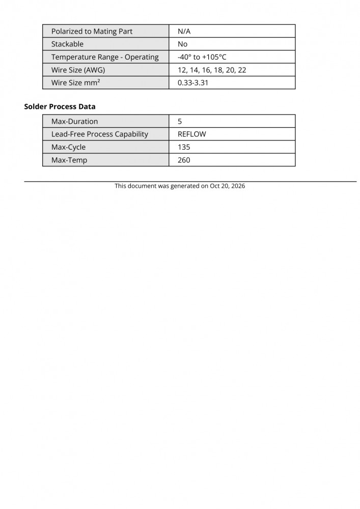 MOLEX 395945019 technical document image, page 3
