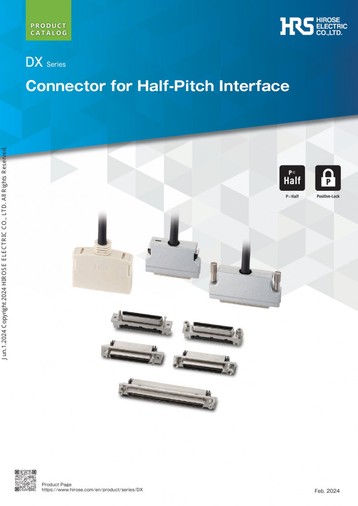 HRS DX Series datasheet page 1