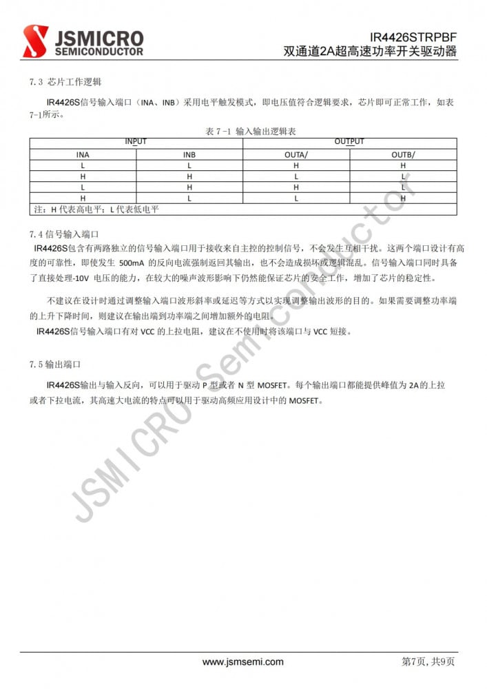 IR4426STRPBF-JSM datasheet page 7