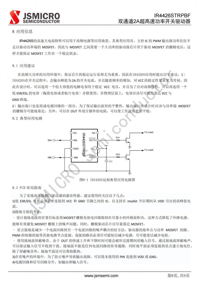 IR4426STRPBF-JSM datasheet page 8