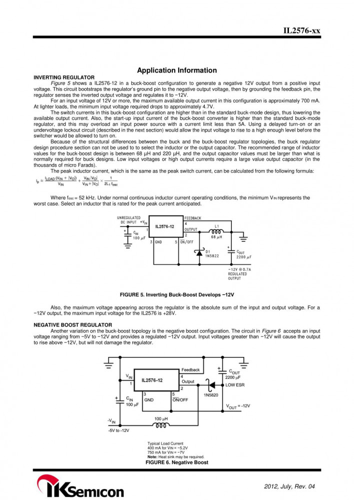 IL2576 datasheet page 6