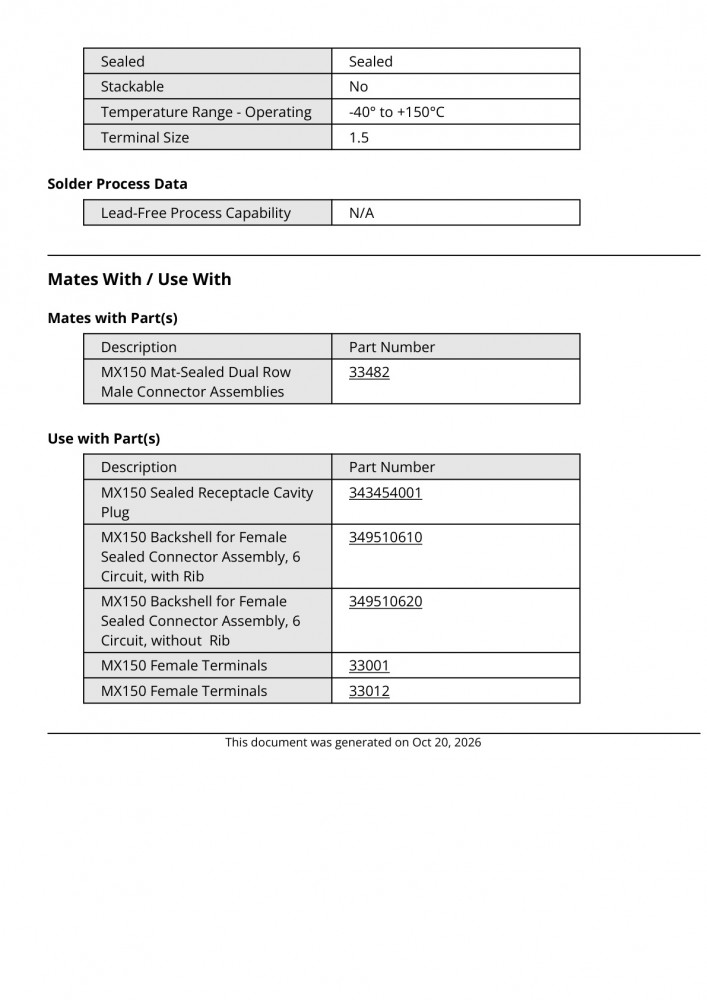 MOLEX 334720671 technical document page 3