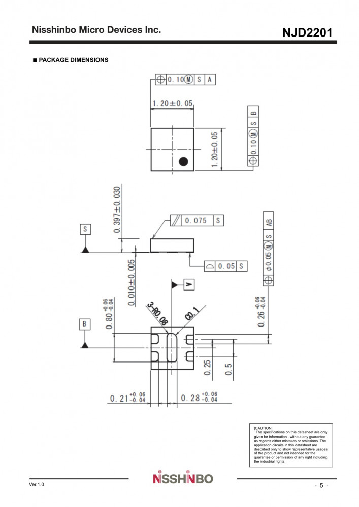NJD2201 technical document page 5