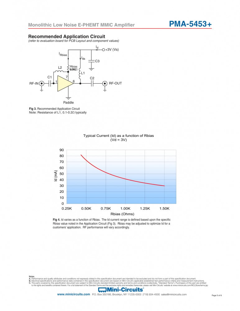 PMA-5453+ datasheet page 5