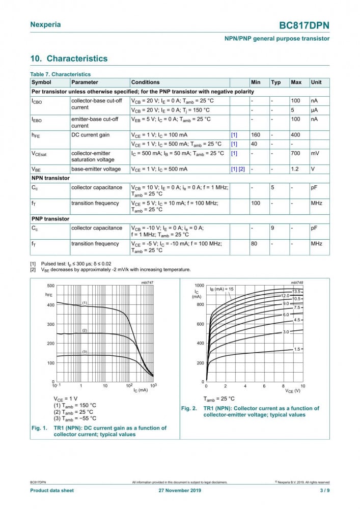 BC817DPN datasheet page 3