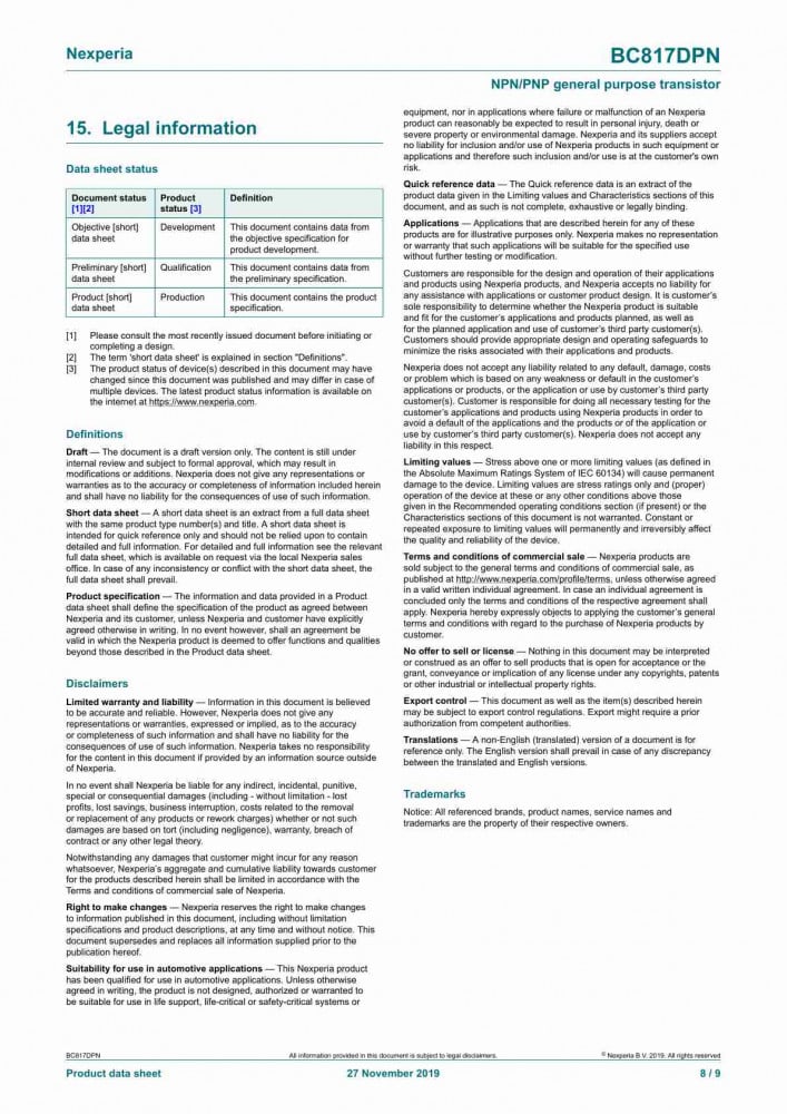 BC817DPN datasheet page 8