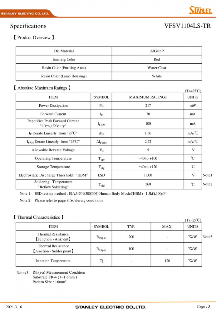 VFSV1104LS-TR datasheet page 3