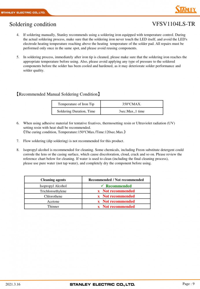 VFSV1104LS-TR datasheet page 9