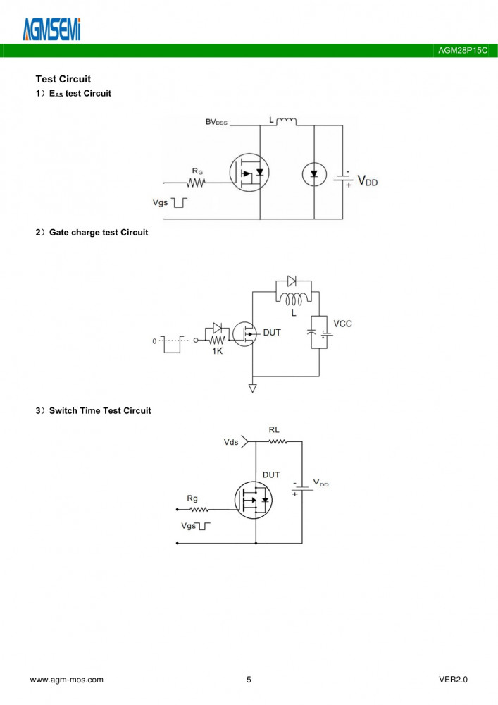 AGM28P15C datasheet page 5