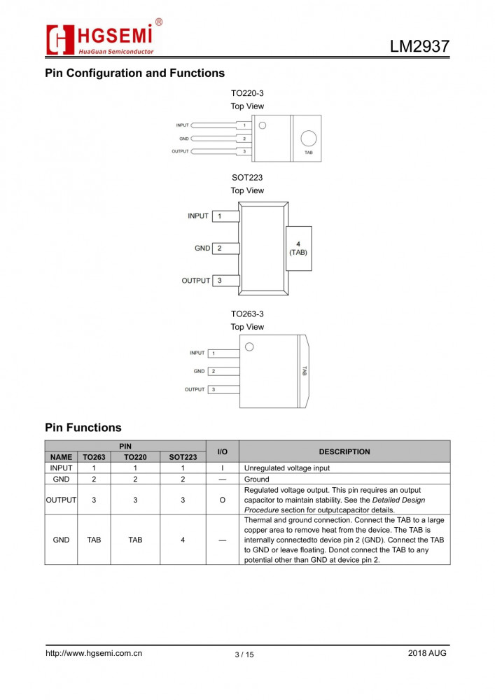 LM2937 datasheet page 3
