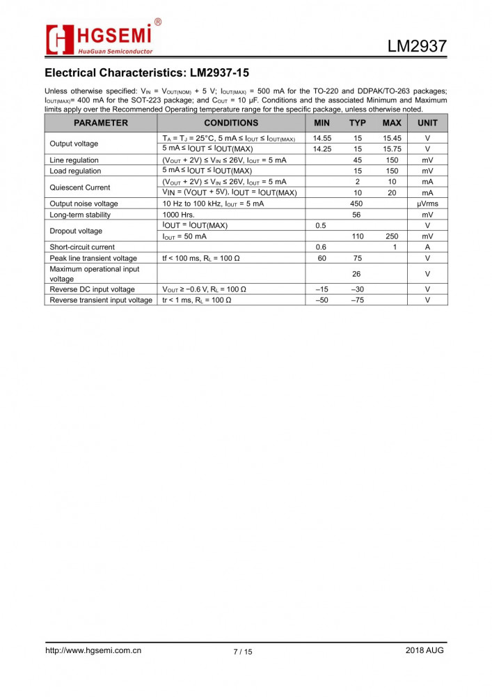 LM2937 datasheet page 7