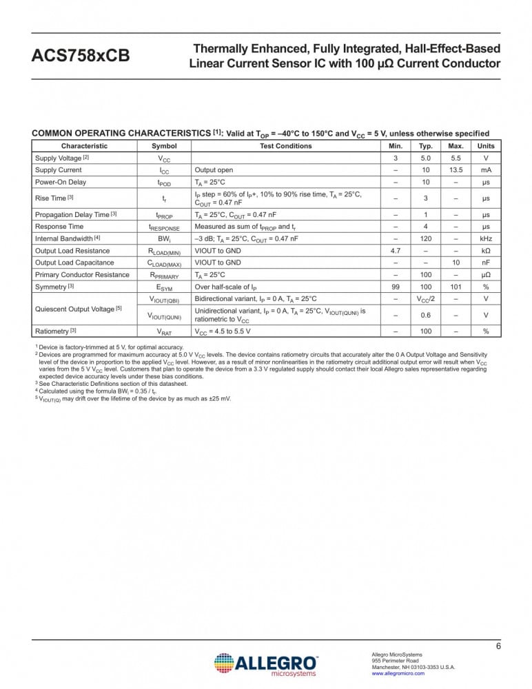 ACS758 datasheet page 7