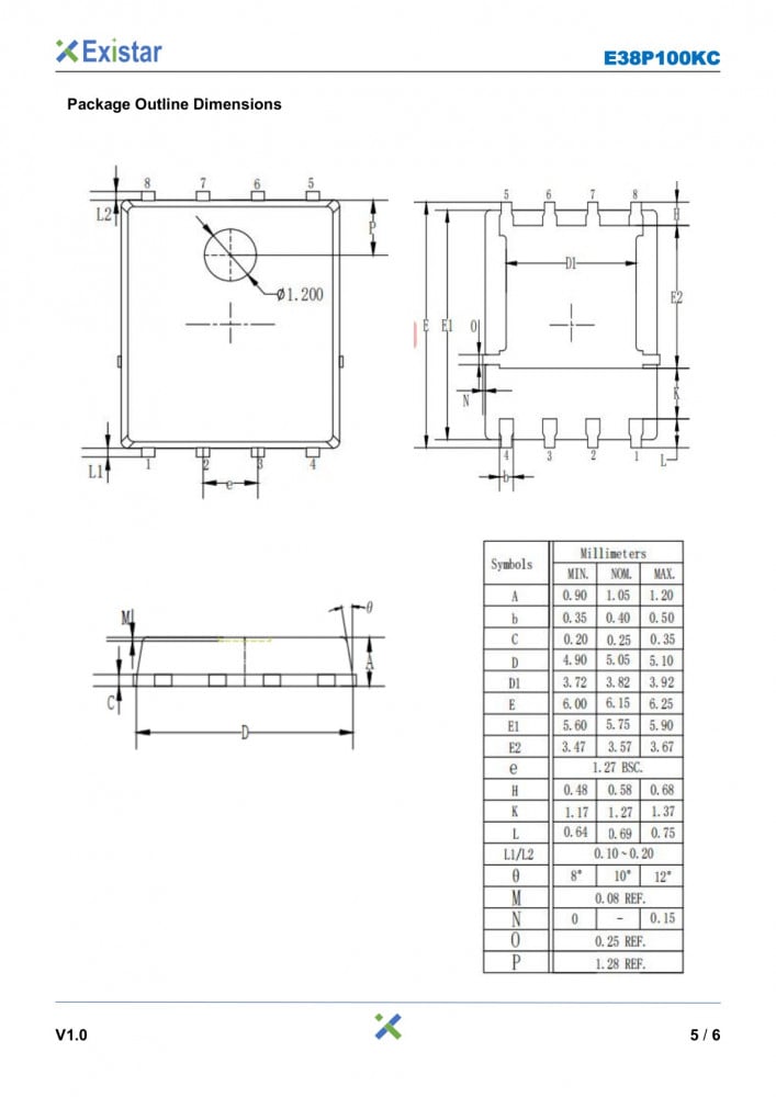 E38P100KH datasheet page 5