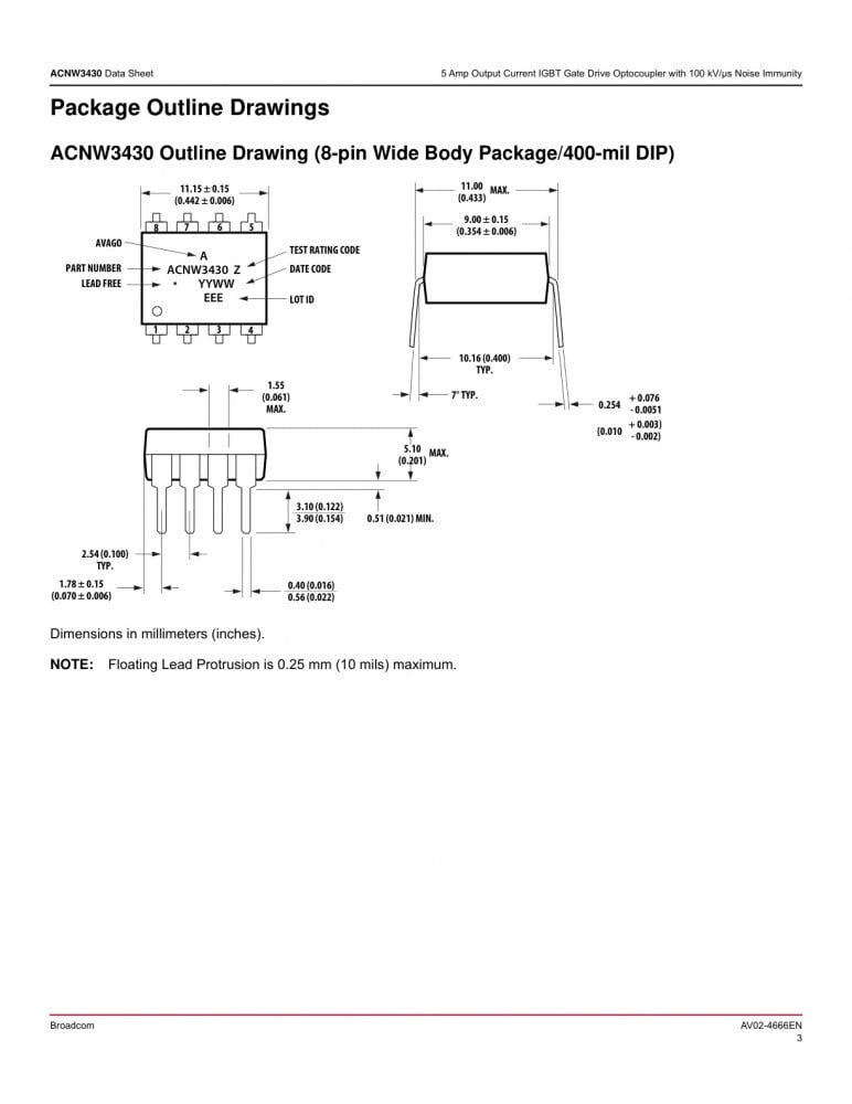 ACNW3430 datasheet page 3