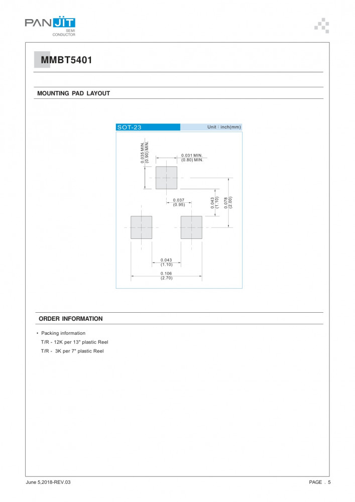 MMBT5401 datasheet page 5