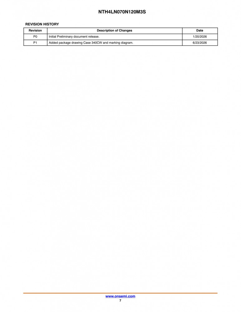 NTH4LN070N120M3S datasheet page 7