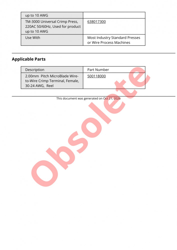 Molex 638607100 document page 3