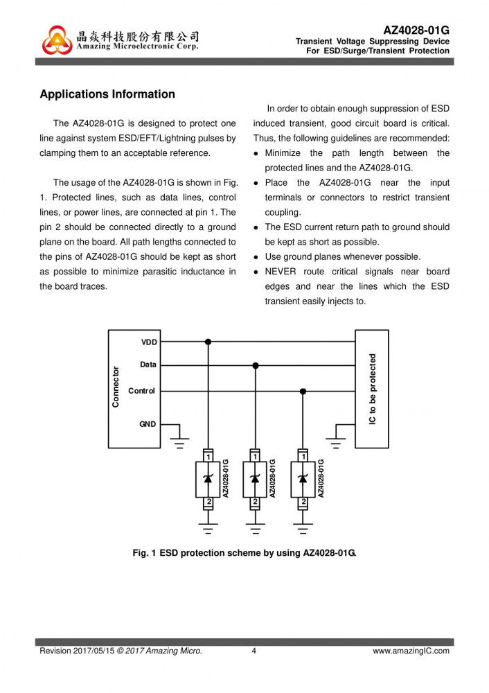 AZ4028-01G datasheet page 4