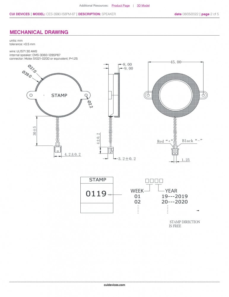 CES-3990-158PM-67 datasheet page 2