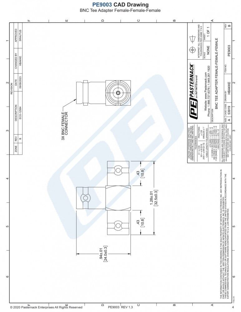 PE9003 technical document page 4