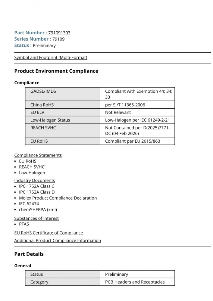 Product document image, page 1