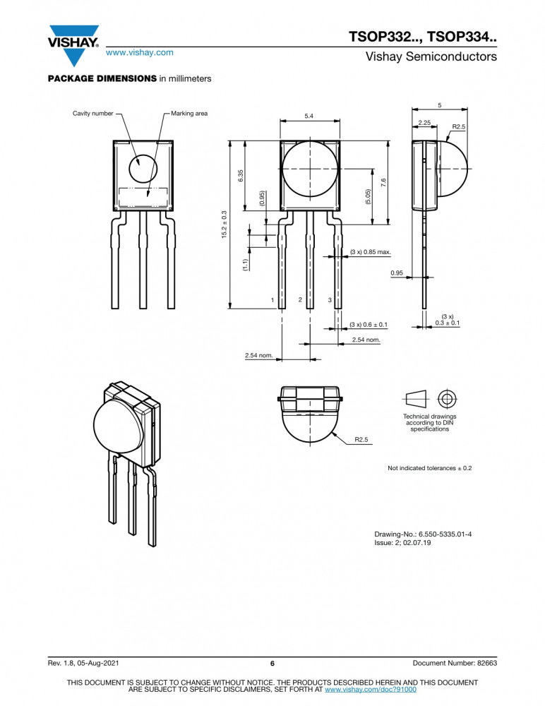 TSOP33236 datasheet page 6