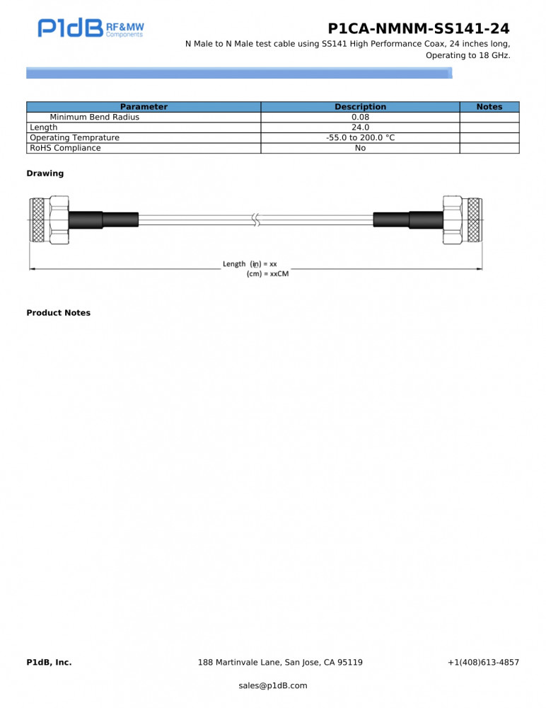 P1CA-NMNM-SS141-24 product documentation page 2