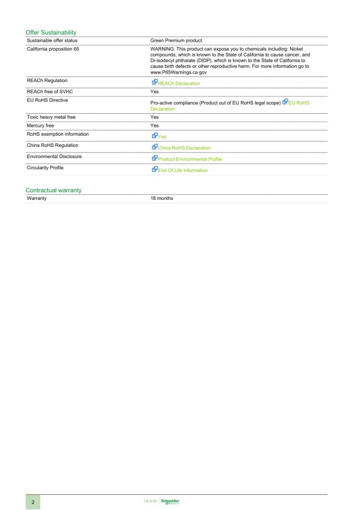 9001BG203 technical document page 2