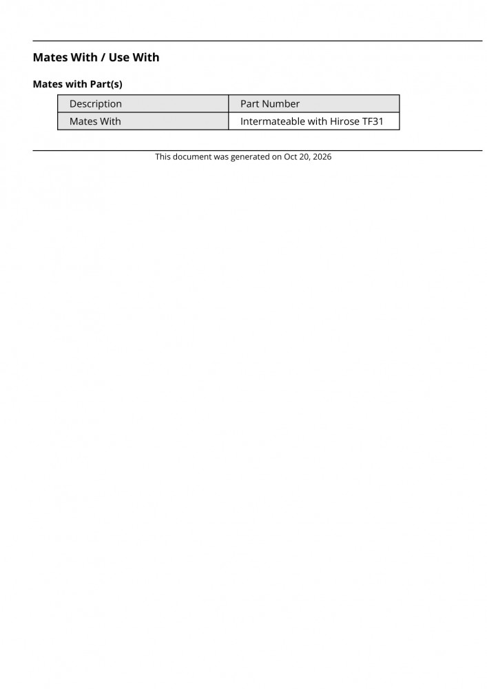 MOLEX 173310210 technical document preview, page 3