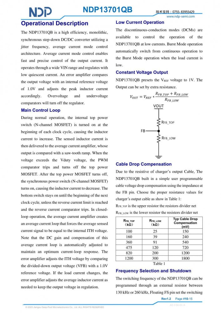 NDP13701QB datasheet page 10