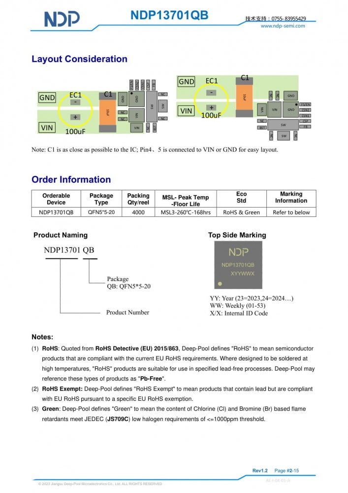 NDP13701QB datasheet page 2