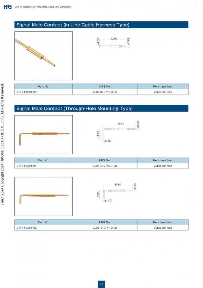 MRF14 datasheet page 10