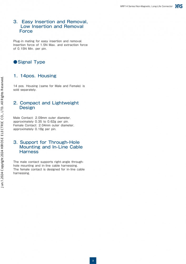 MRF14 datasheet page 3