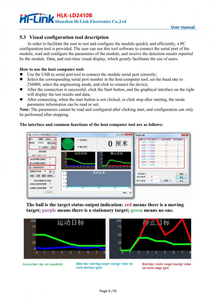 HLK-LD2410B-P manual page 9