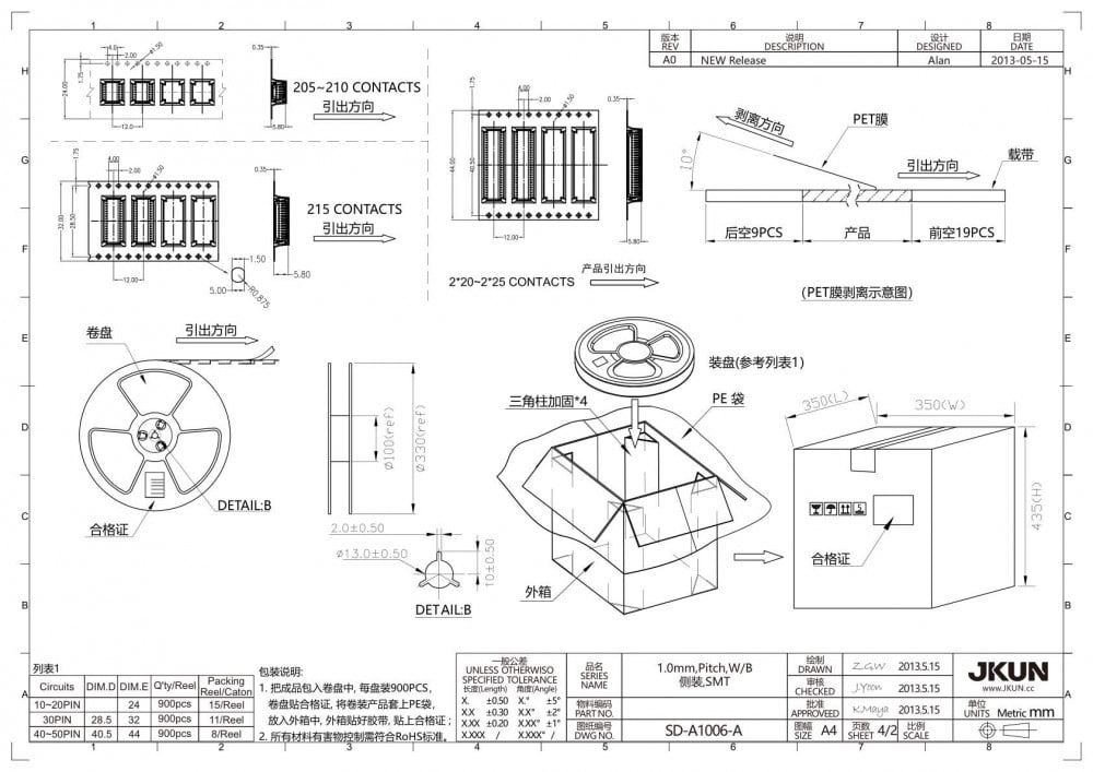 A1006AWV series drawing page 2