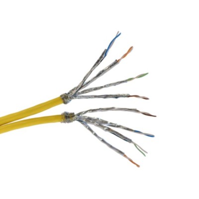 Cable category 6A F/FTP 4 pairs LSZH Euroclass Cca 500 meters yellow for sale