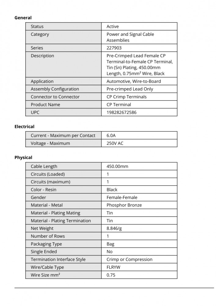 MOLEX 2279031115 document page 2