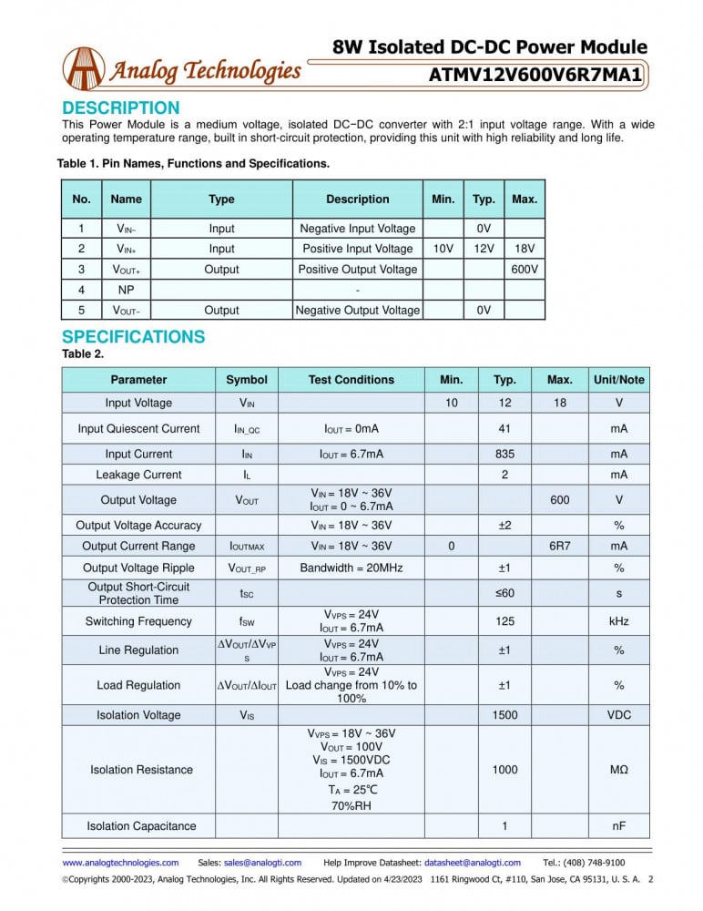 ATMV12V600V6R7MA1 datasheet page 2