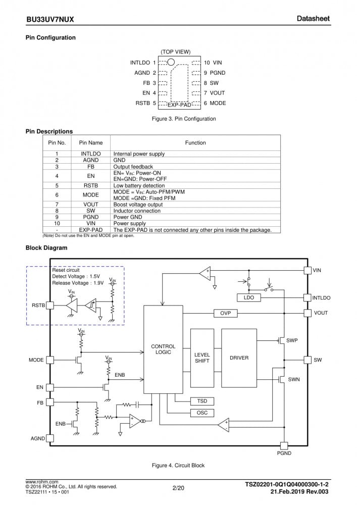 BU33UV7NUX-E2 datasheet page 2