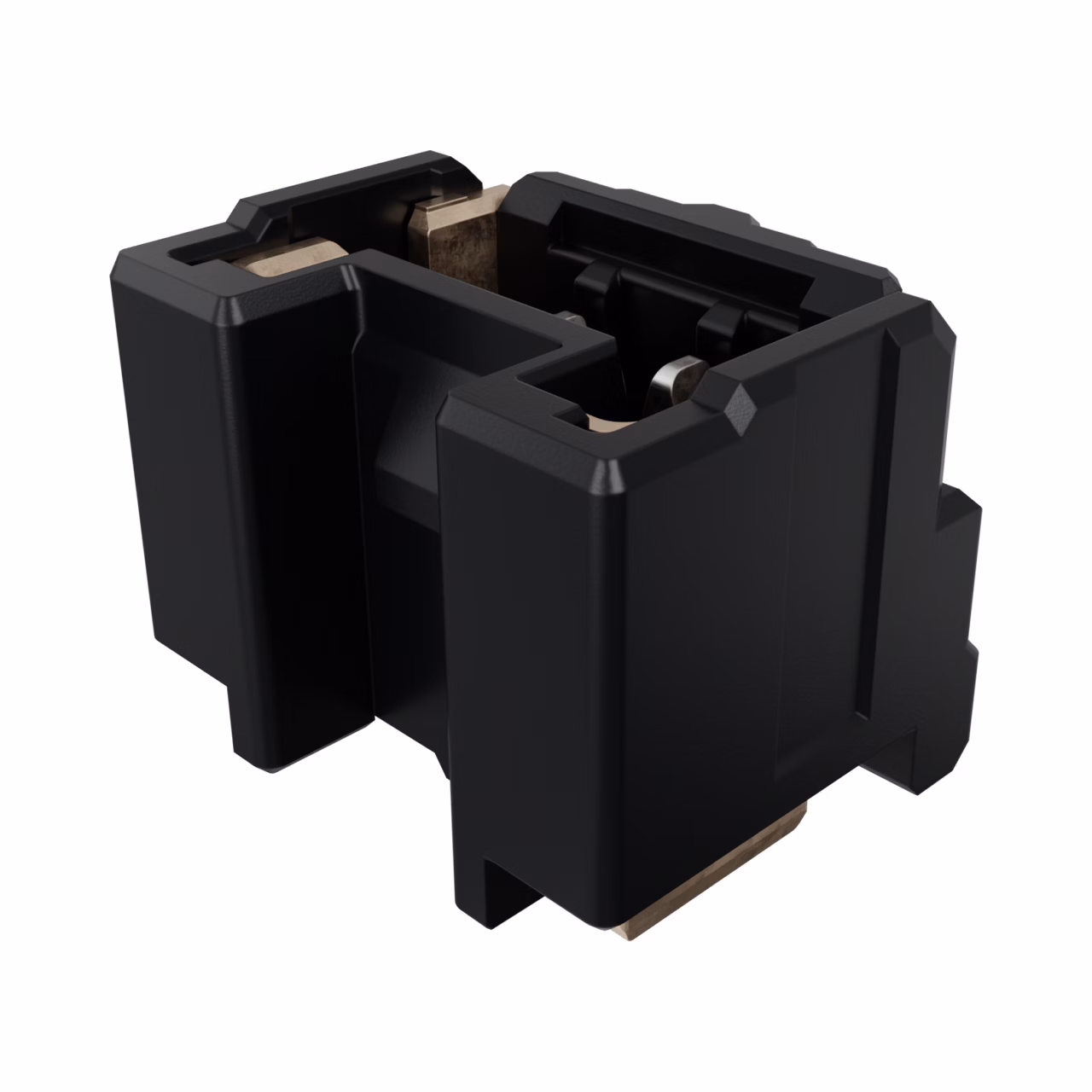 1.50mm Pitch, Micro-Lock Plus PCB Header, Single Row, Right Angle, Surface Mount, Tin-Bismuth Plating, Positive Lock, 2 Circuits, Black for sale